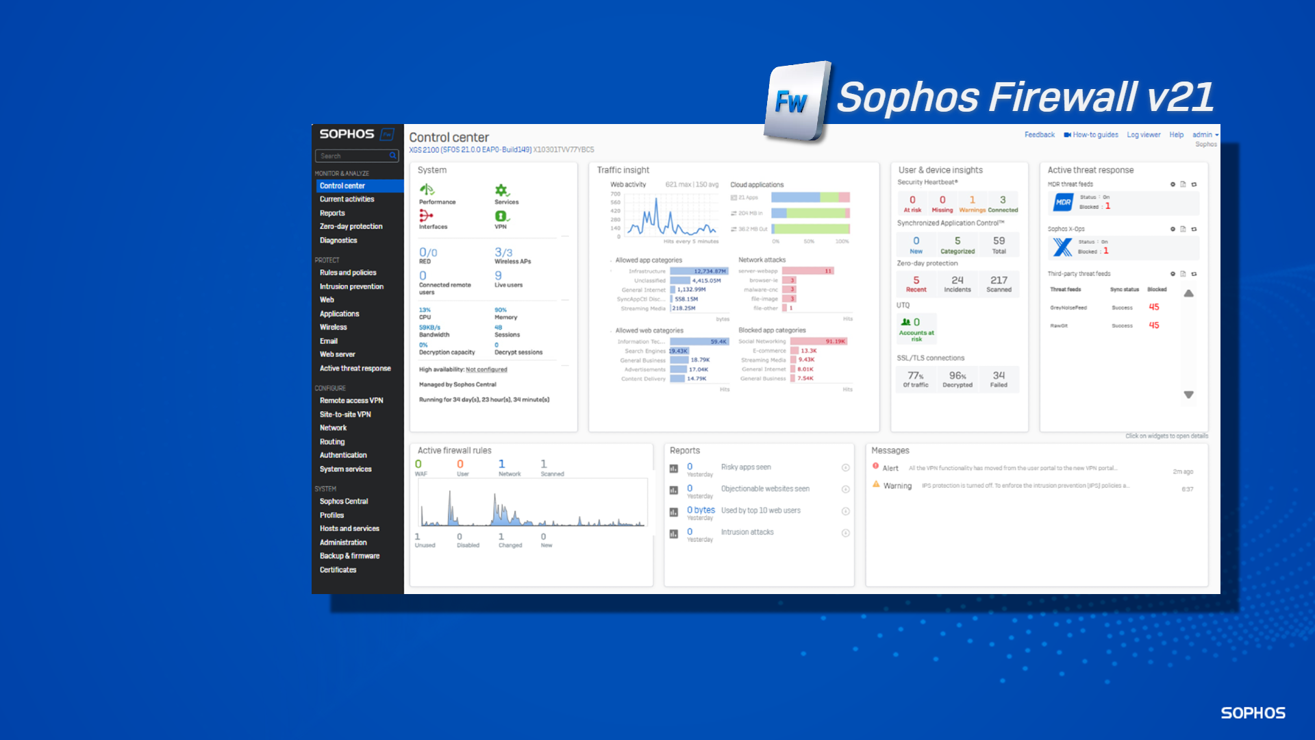Sophos Firewall v21 MR1 is now available | JR Enterprise Solutions LLC