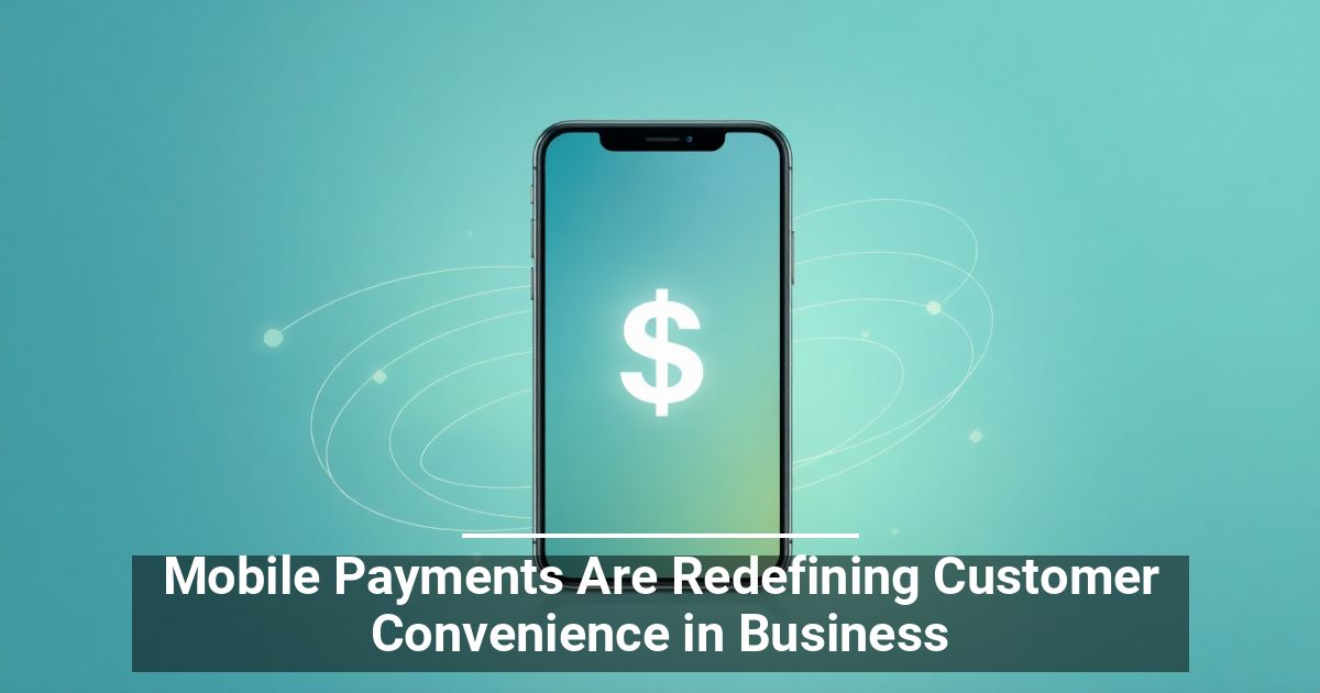 Mobile Payments Are Redefining Customer Convenience in Business | JR ...