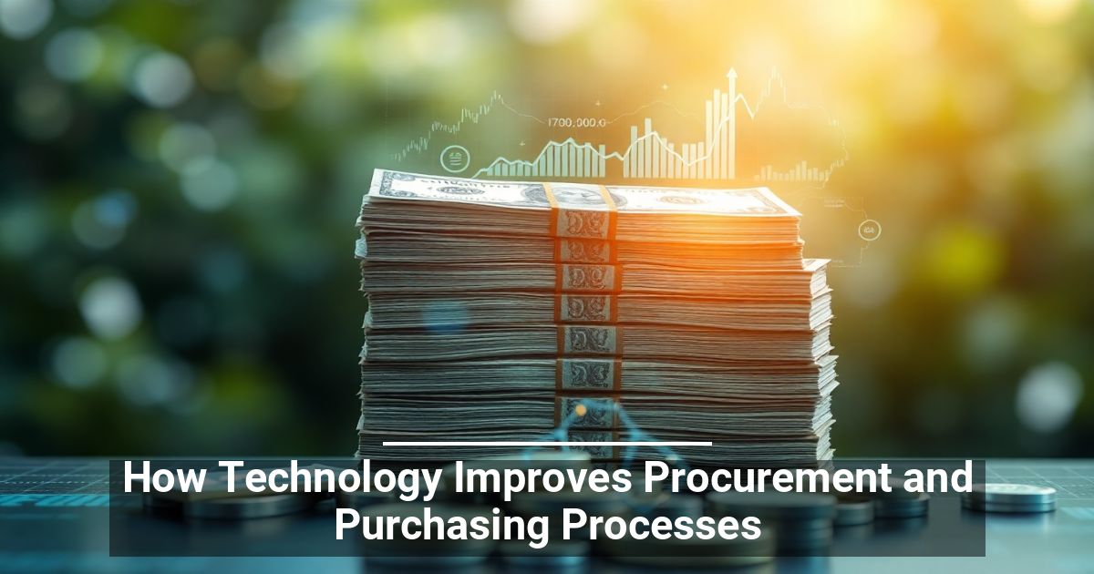 How Technology Improves Procurement and Purchasing Processes | JR ...